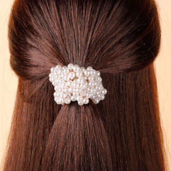 Braut Accessoire I Haargummi Mit Perlen I Ja Hochzeitsshop