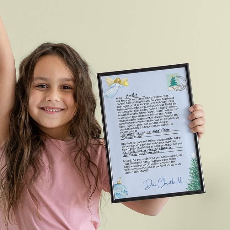 Personalisierter Brief vom Christkind mit Urkunde (Sofort-Download ...