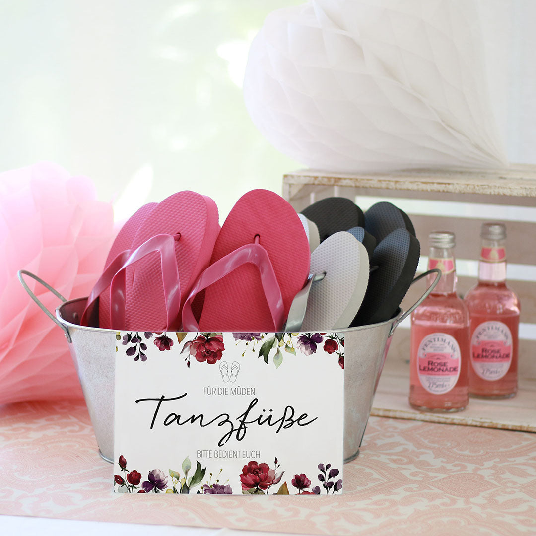 Fur Mude Tanzfusse Hochzeit
