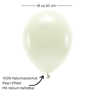 Eco Luftballons aus Latex als perfekte Deko – Ja-Hochzeitsshop